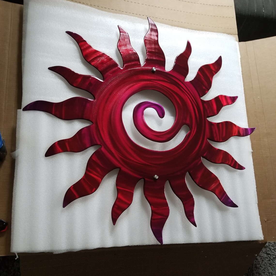 Metal Wall Sun Handmade Outdoor Large Sun Decor Unique Art | Etsy