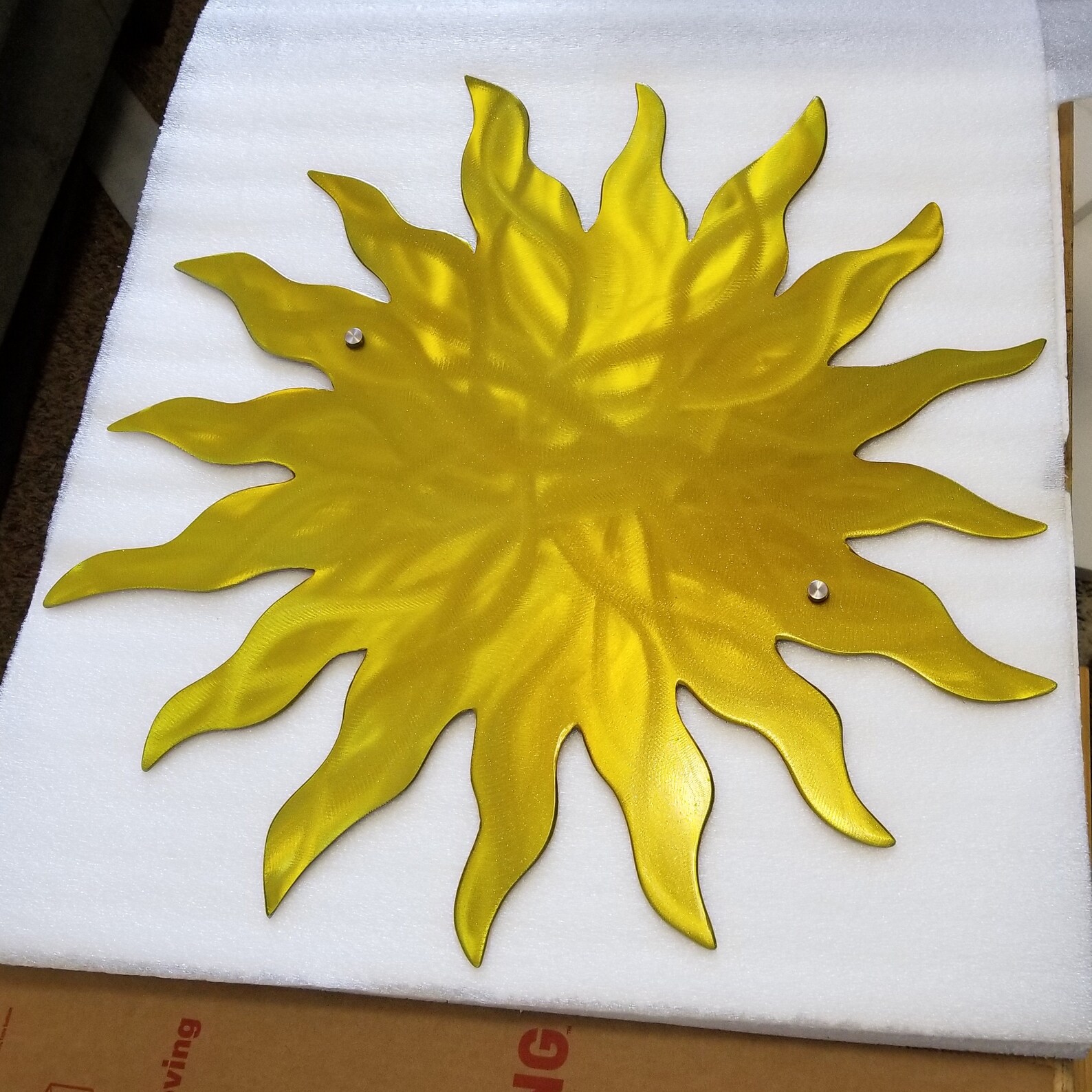 Metal Wall Art Unique Home Decor Sun - Unique Sun - Wacky Sun Metal ...