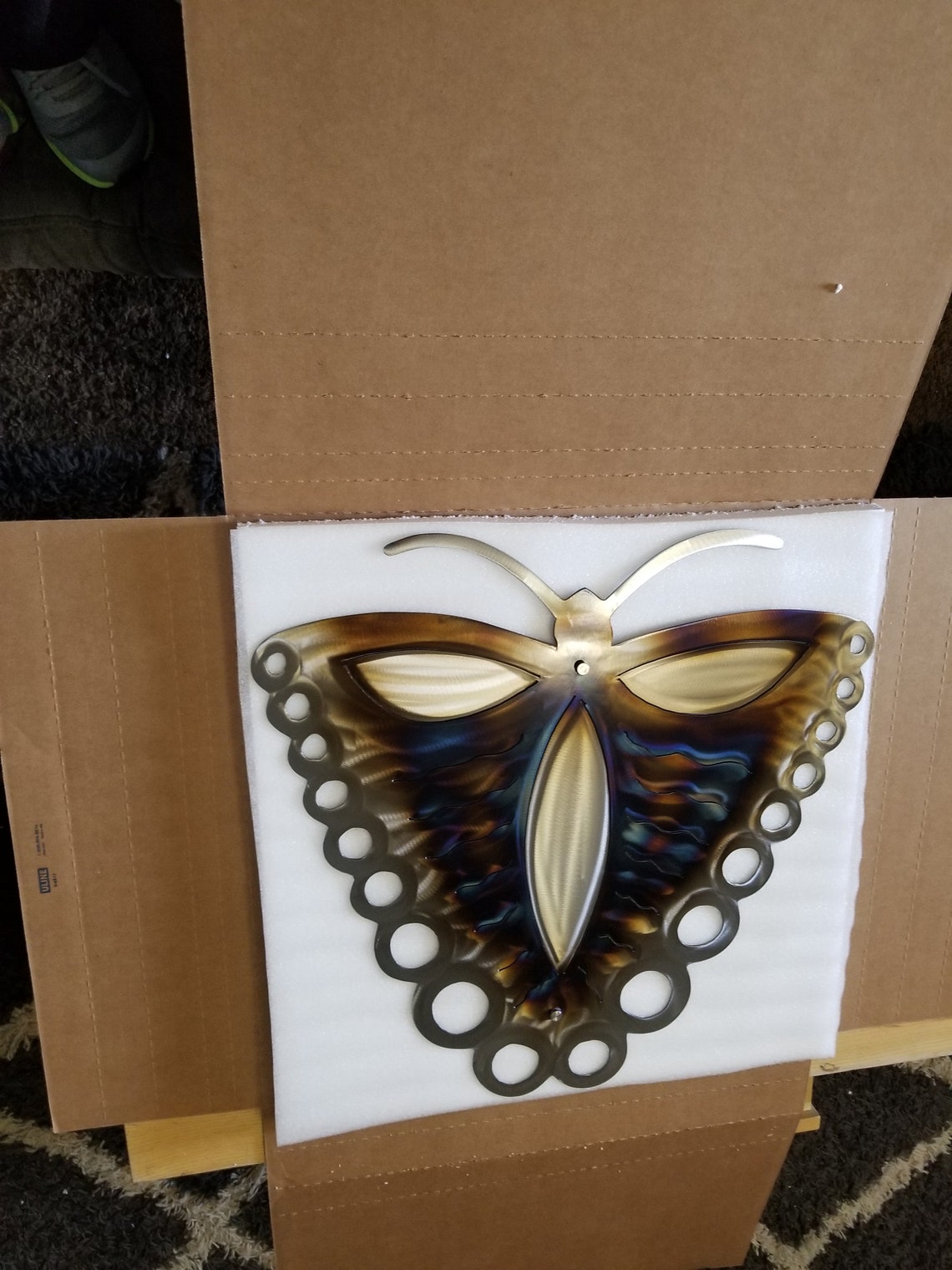 Butterfly Wall Art Metal Umique Porch Decor, Butterfly Decor, Metal ...