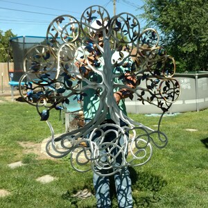 Entrance Gate Tree of Life Centerpiece / Metal Wall Art ETSY Handmade ...
