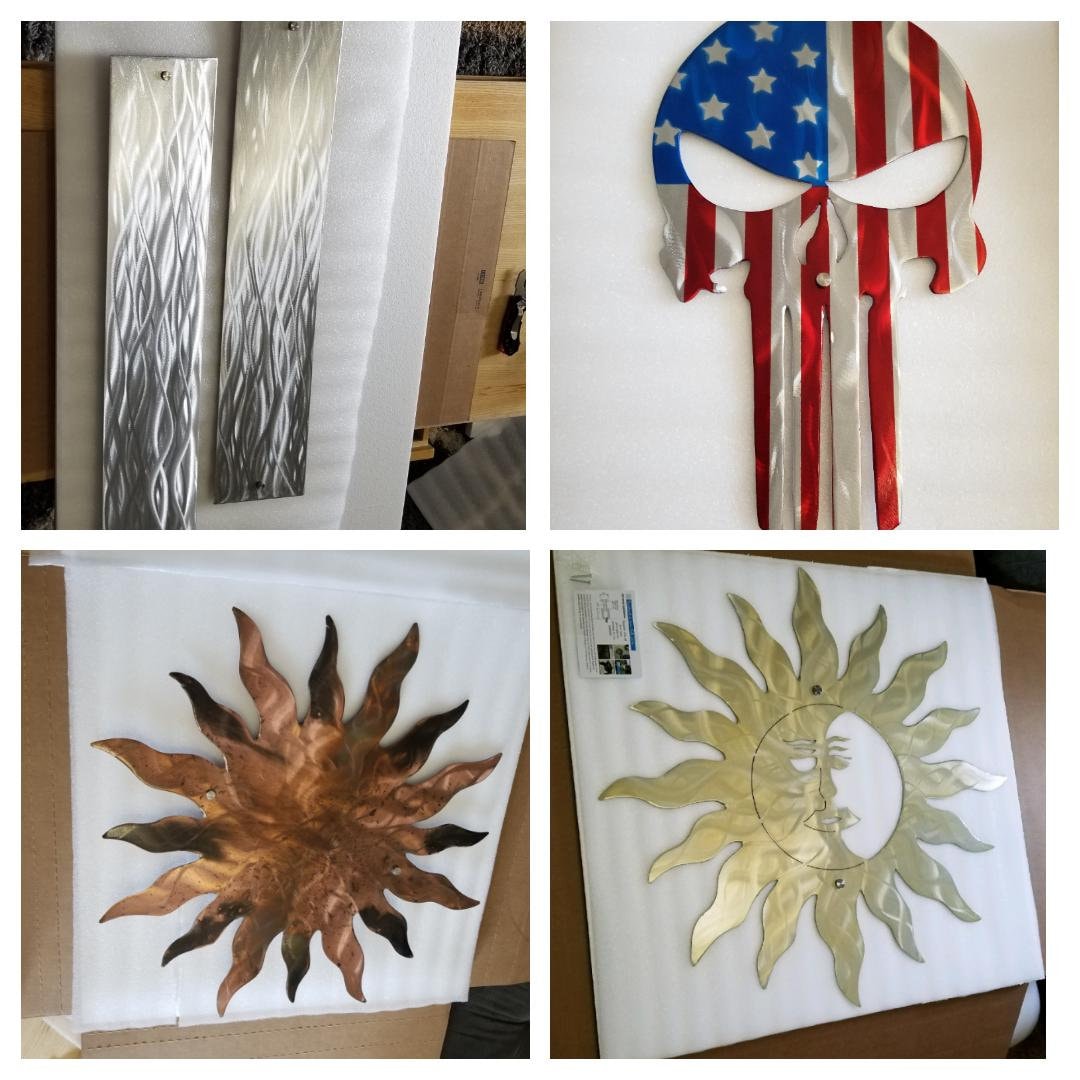 Metal wall art large outdoor patio decor fall decor wall art | Etsy