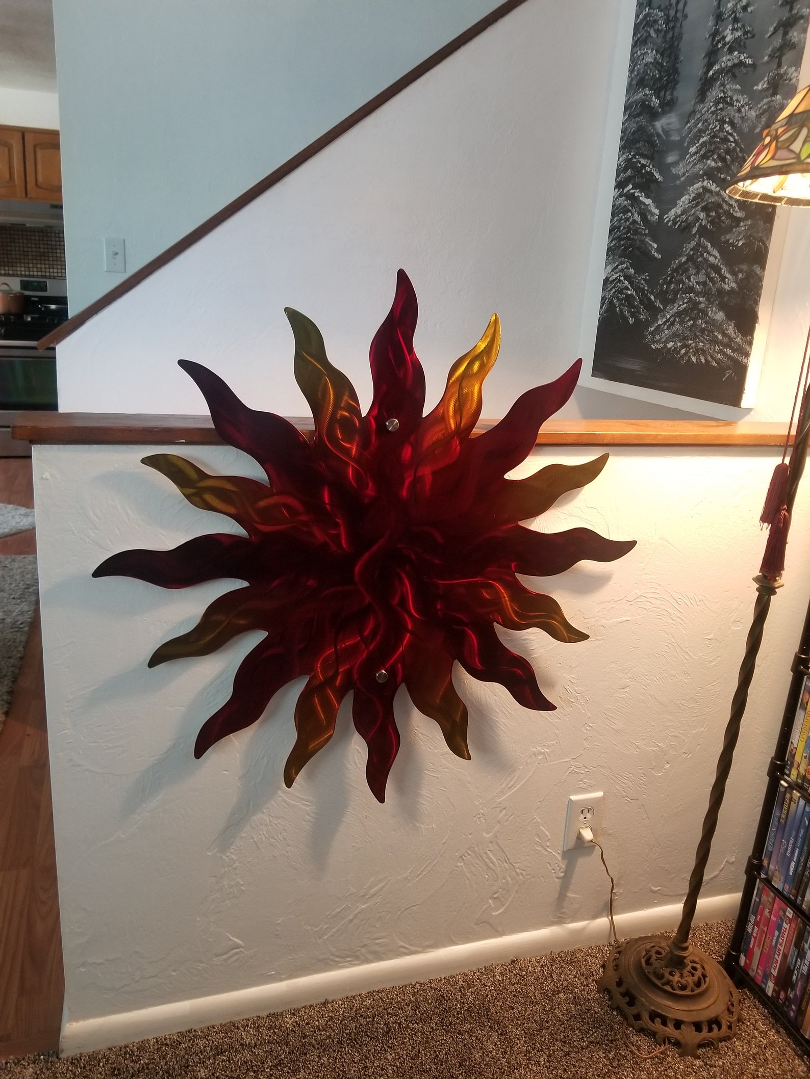 Sun Metal Wall Art Many Sizes Colorful Unique Sun Wall Hanging - Etsy
