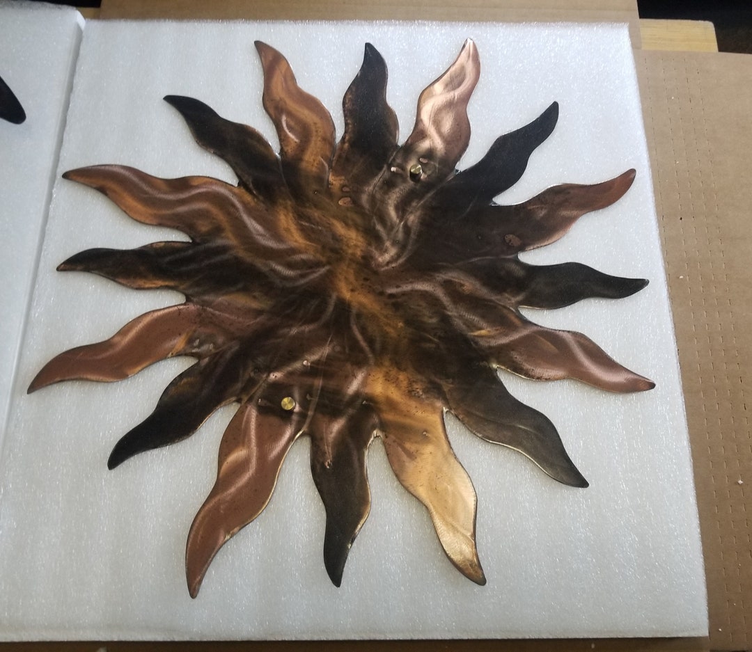 Metal Sun Decor Home and Living Rustic Patio Decor Metal Wall Art ...