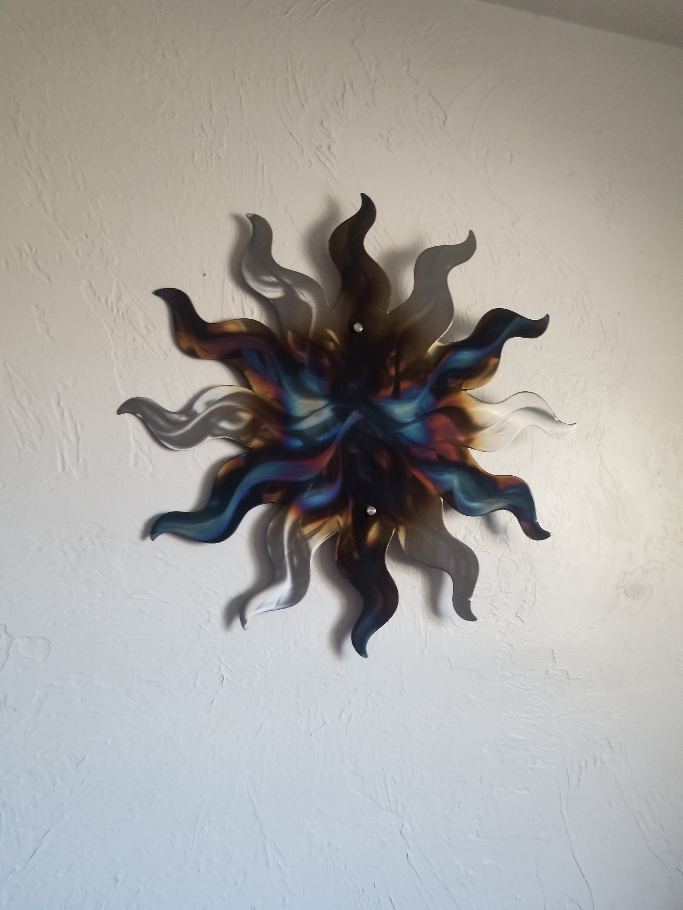 Handmade Sun Rustic Metal Wall Art Sale Indoor Outdoor Wacky - Etsy