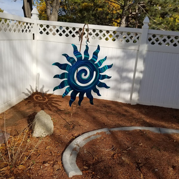 Large Metal Sun - Etsy