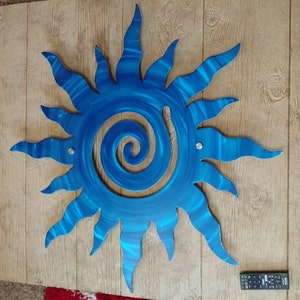 Sun Metal Wall Art. Rustic Wall Hanging Sun. Sun Decor. | Etsy