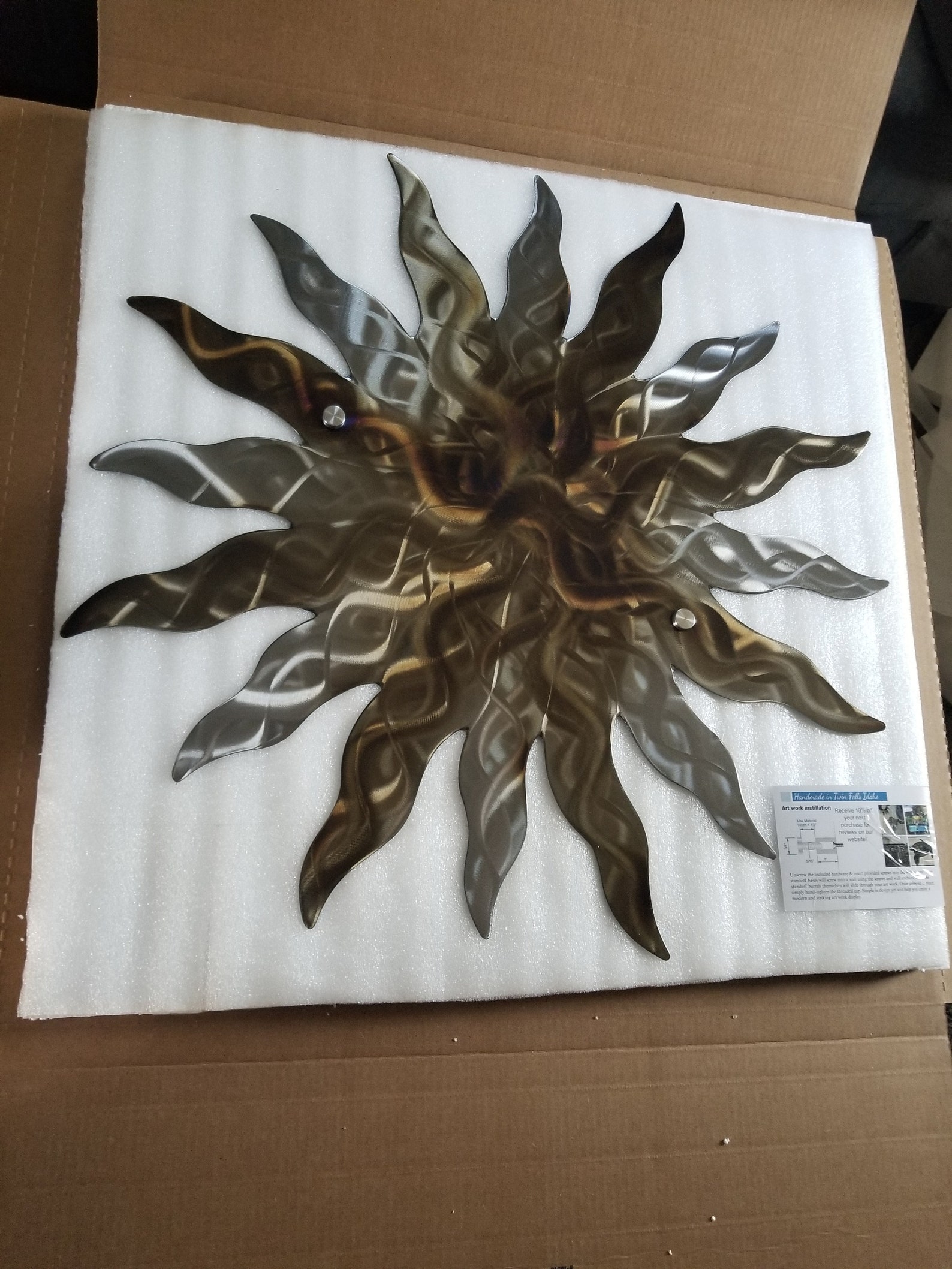 Patio Decor Sun Metal Wall Art ETSY Handmade Sun Metal Wall - Etsy