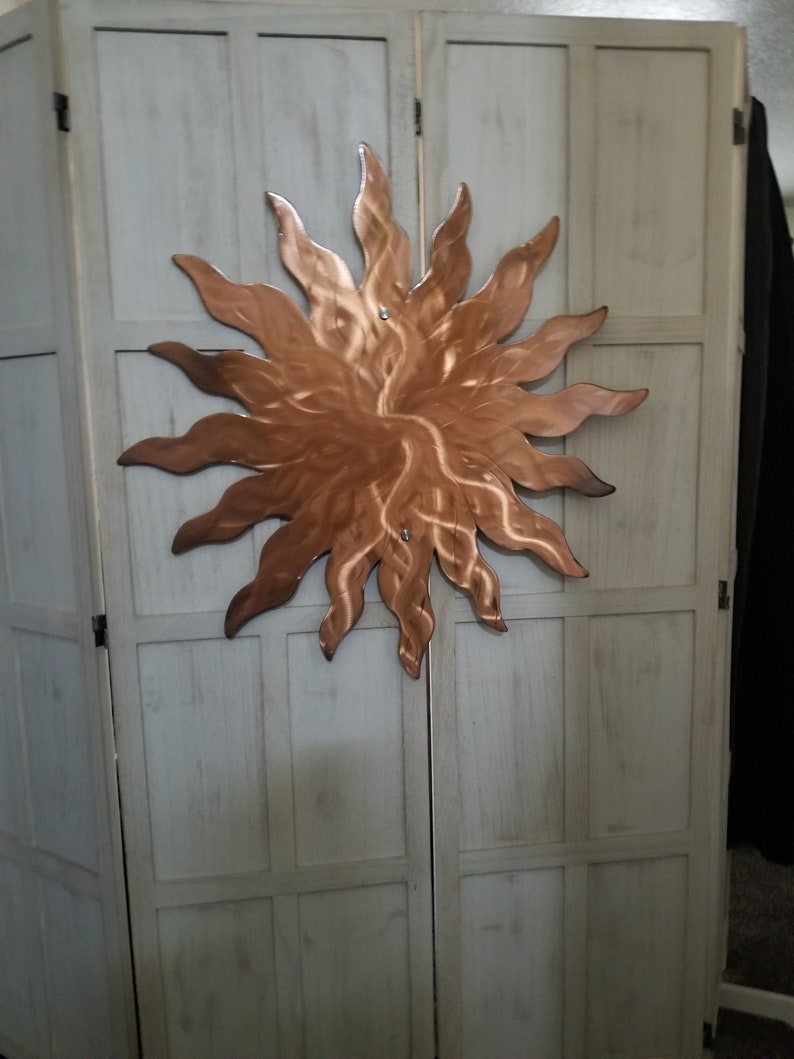 Sun Wall Art, Modern Home Decor, Sun Wall Decor, Home and Living Room ...