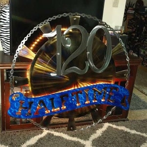 Metal sign plasma cut signs large handmade business logo | Etsy