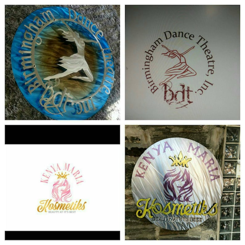 Custom Double Layer Sign and Business Signs Plasma Cut Wall | Etsy