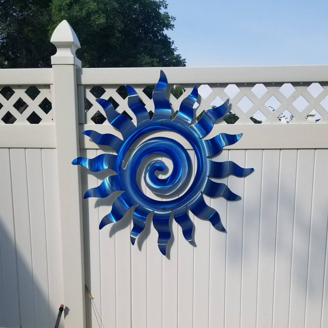 Sun Metal Wall Art Decoration, Large Tribal Sun Tribal Art Metal Wall ...