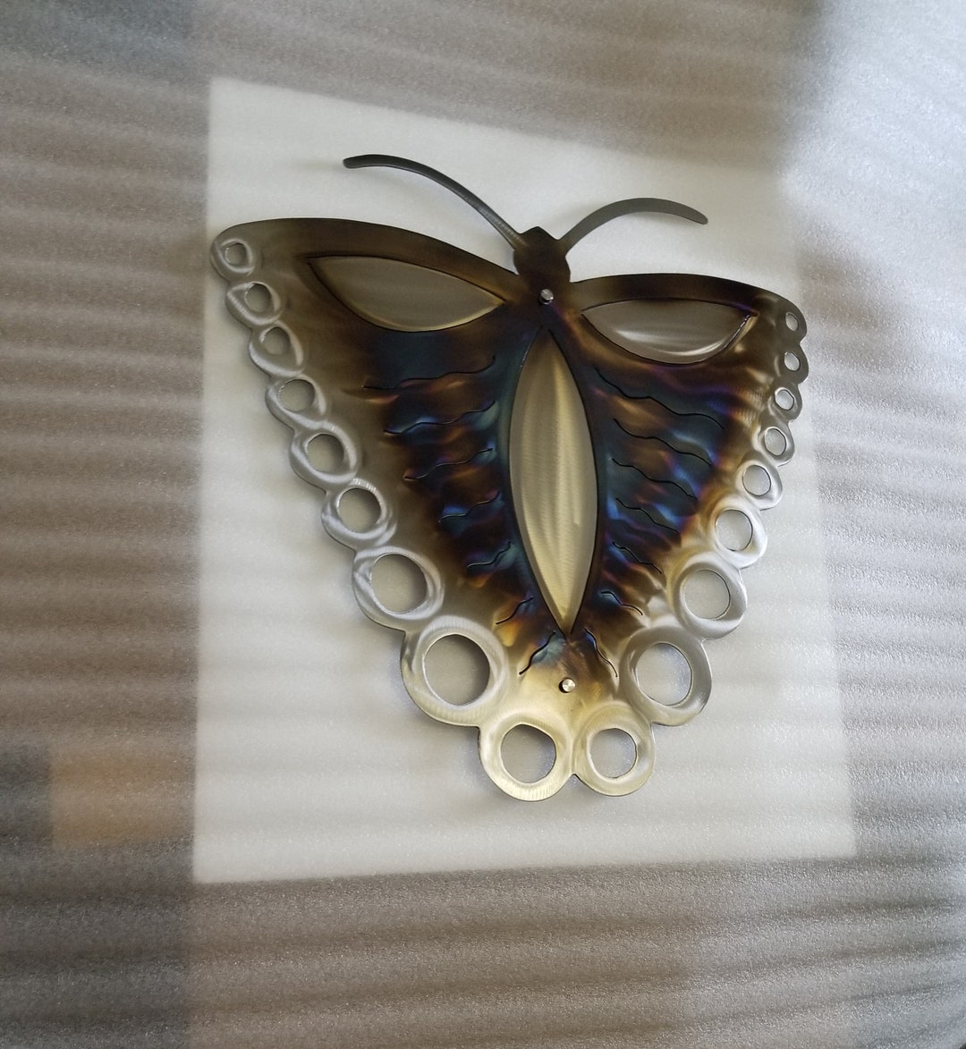 Butterfly Wall Art Metal Umique Porch Decor, Butterfly Decor, Metal ...