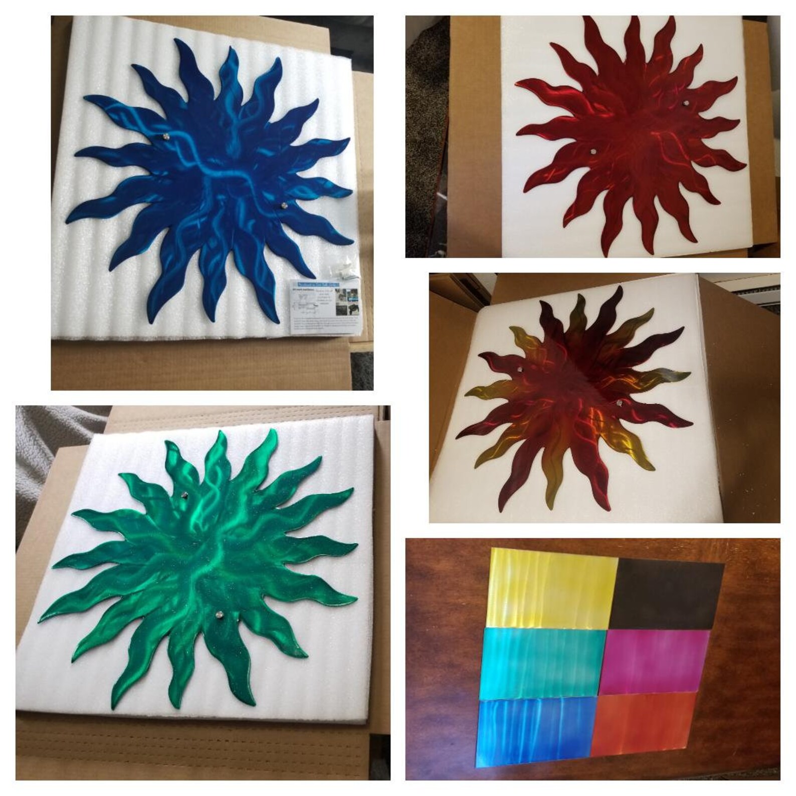 Metal Wall Art Home Decor Sun - Unique Sun - Wacky Sun Metal Wall Decor ...