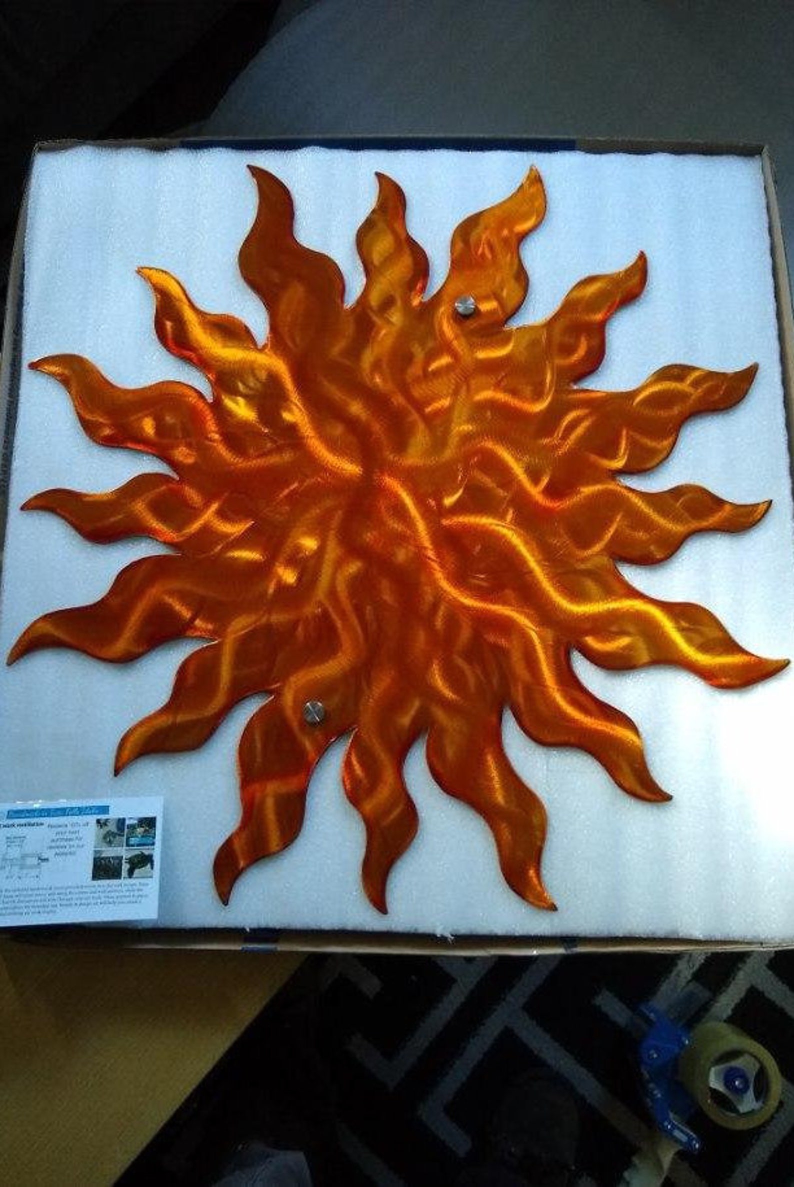 Metal sun wall art unique home decor / Metal plasma cut sun / | Etsy