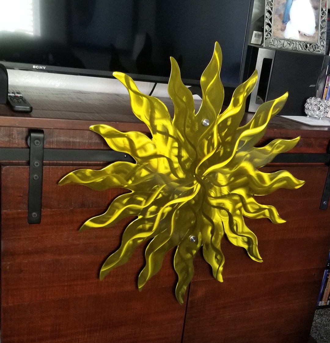 Patio Decor Sun Metal Wall Art ETSY Handmade Sun Metal Wall Art ...