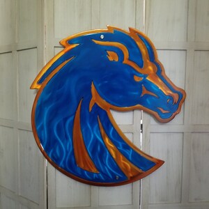 Metal Boise Idaho Wall Sculpture Boise State Large Indoor Outdoor Art ...