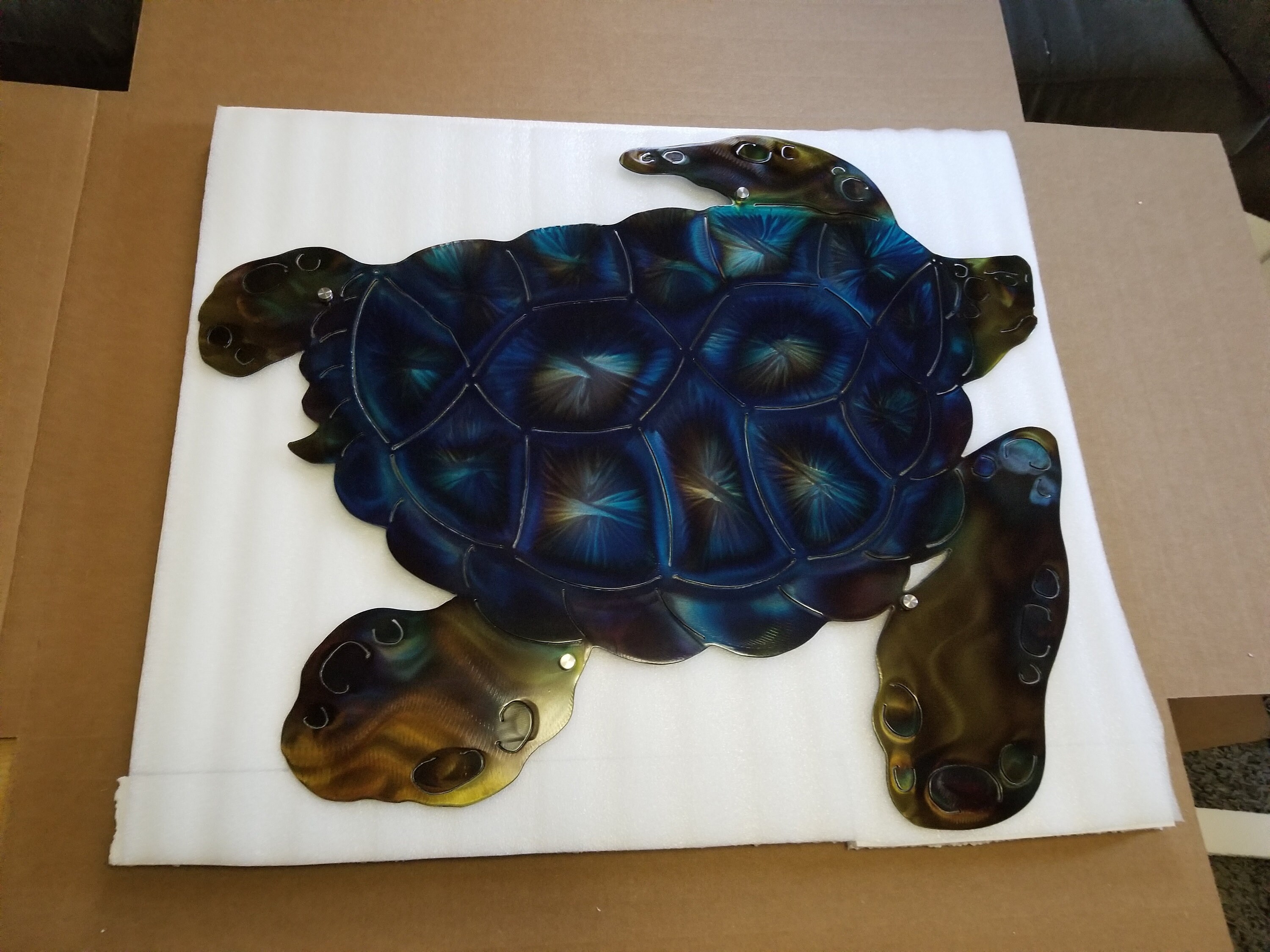 Metal Wall Art Sea Turtles Wall Sculpture Turtle - Handmade Metal Art ...