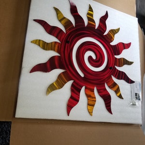 Metal Wall Sun Handmade Outdoor Large Sun Decor, Unique Art Work Sun ...