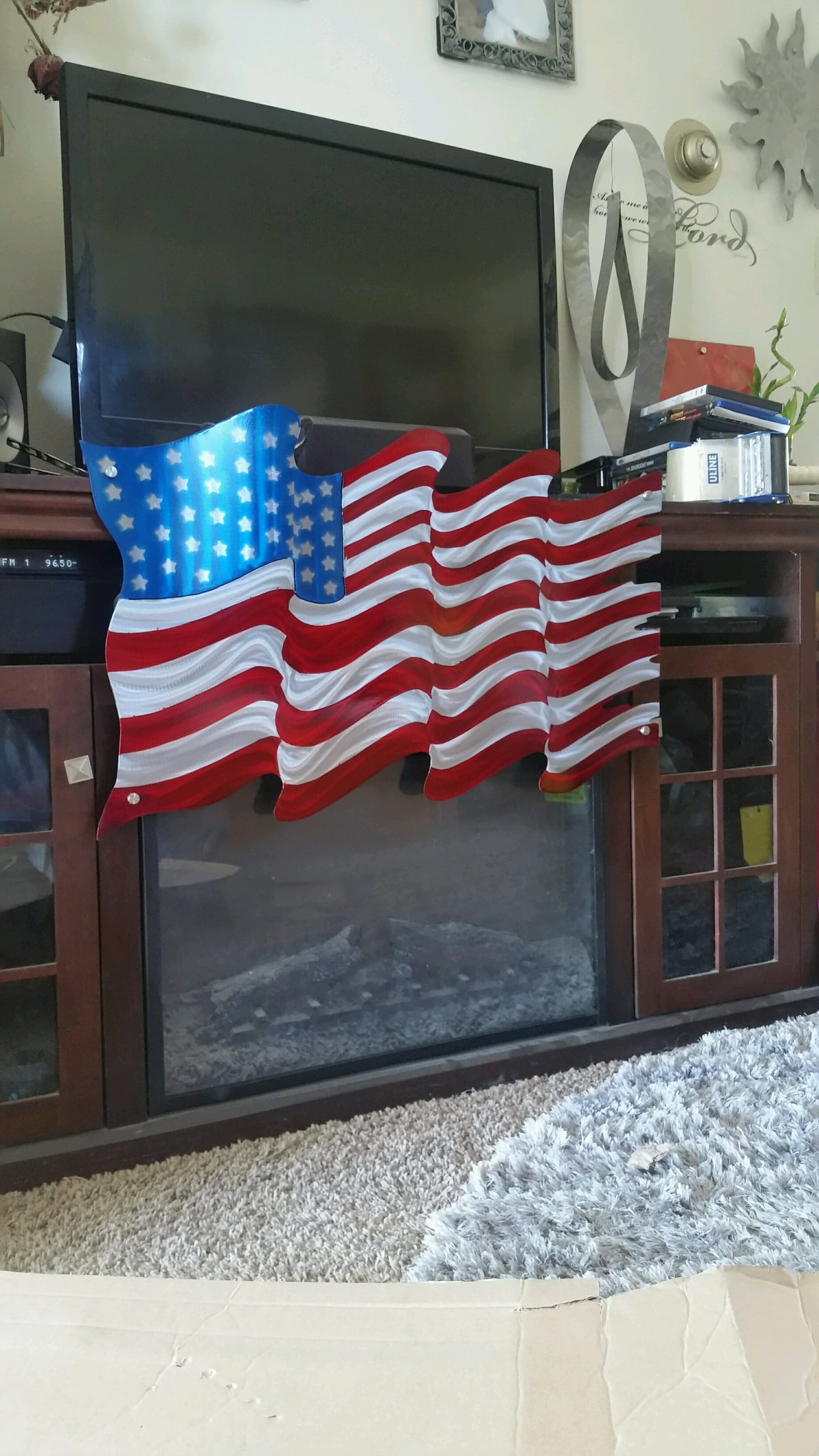 American Flag / Metal Wall Art / Outdoor Flag / ETSY Handmade - Etsy