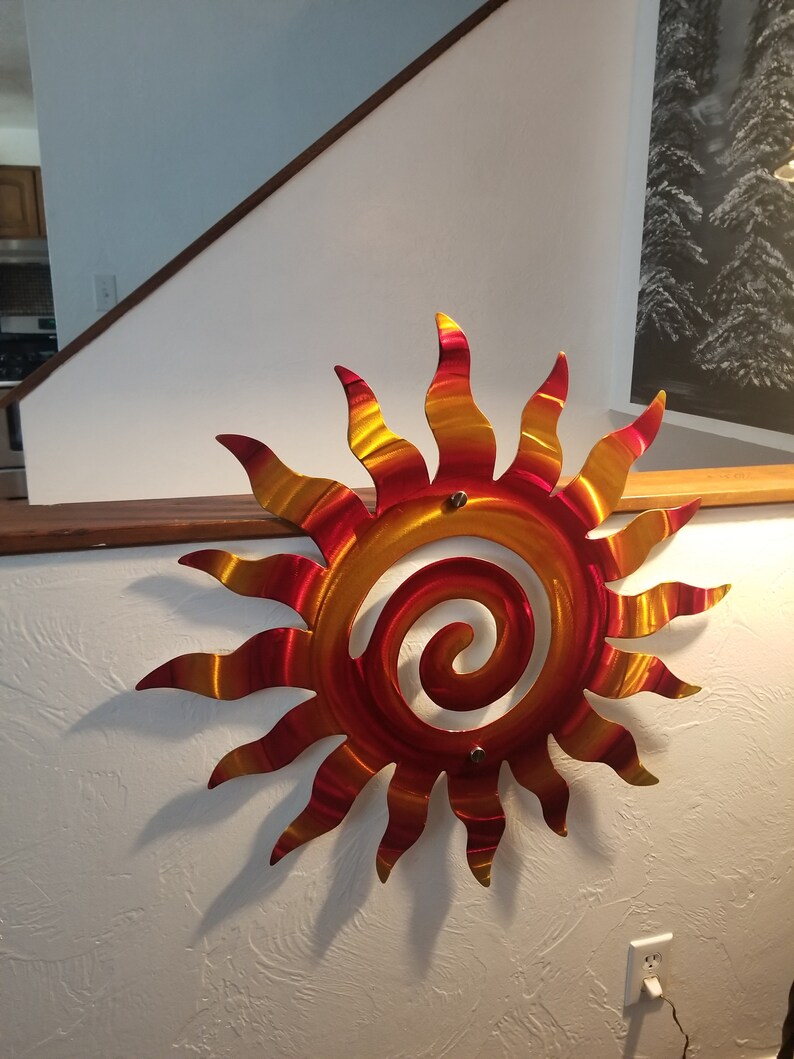 Metal Wall Decor Sun Outdoor Rustic Sun Unique Sun Gift for - Etsy