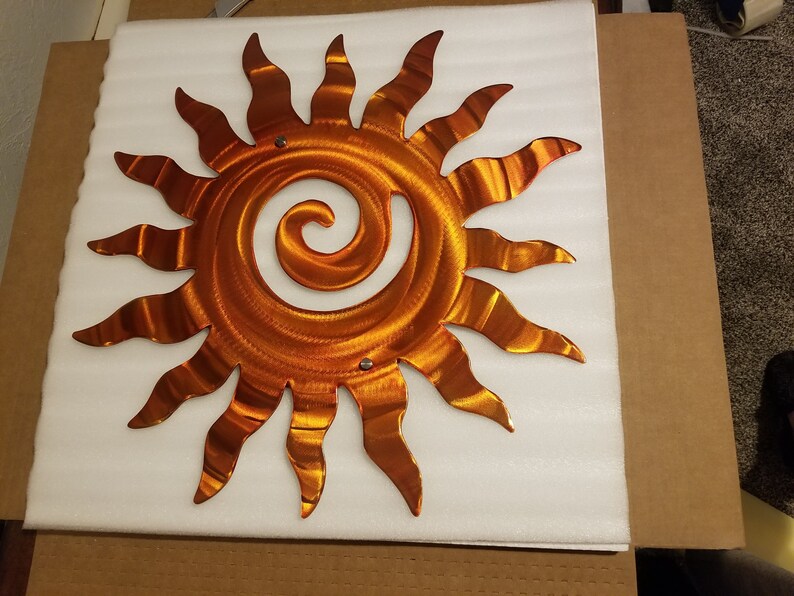 Metal Art Sun Outdoor Wall Decor Large Sun ETSY Handmade - Etsy