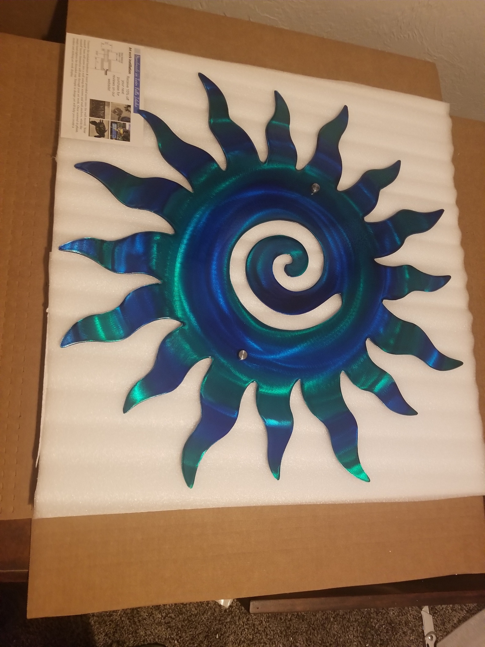 Metal Art Sun Outdoor Wall Decor Large Sun ETSY Handmade - Etsy