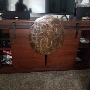 Plasma Cut Sea Turtle Shell Wall Decor ETSY Handmade Metal Art Rustic Turtle Steel FREE SHIPPING ...