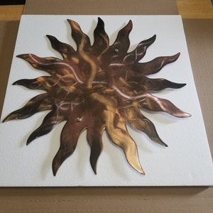 Outdoor Metal Wall Sun ETSY Handmade Large Sun, Plasma Cut Wall Art ...