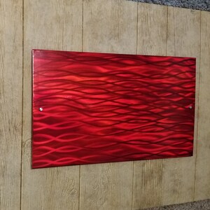 Red Wall Art Home Decor ETSY Handmade Metal Art Christmas Decor Home ...