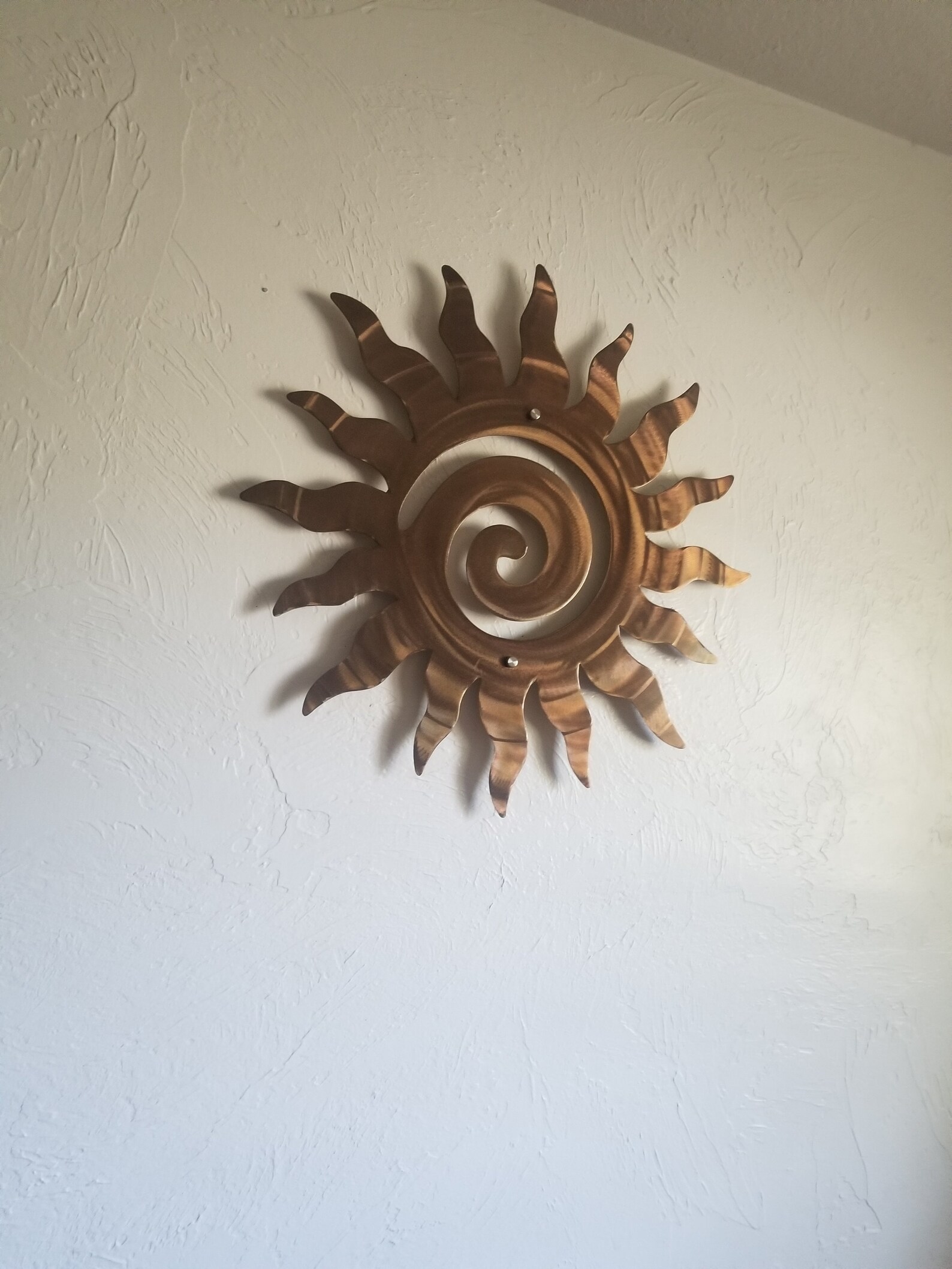 Metal Wall Hanging Sun Large Patio Decor Lake House Decor Beach Indoor ...