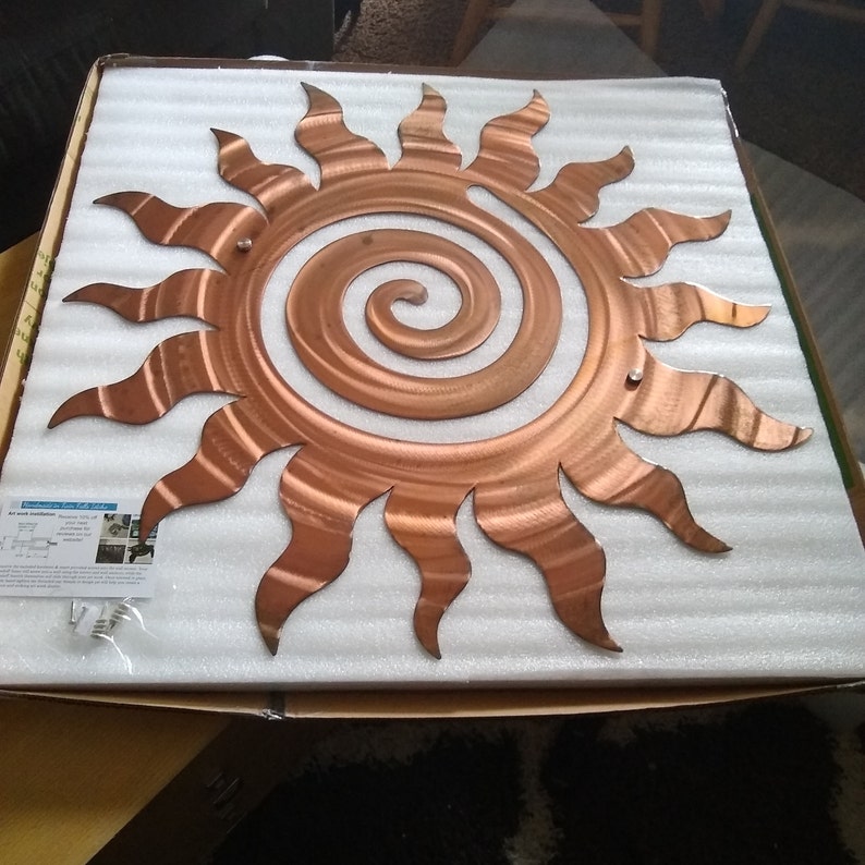 Sun wall art ETSY handmade wall hanging sun plasma cut sun | Etsy