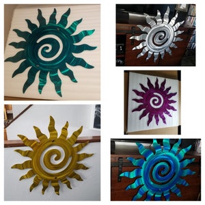 Metal Wall Art Sun ETSY Handmade Wall Decor Copper Metal Sun, Plasma ...