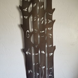 Modern Wall Art Minimalist Decor Tree Trunks ETSY Handmade Metal Tree ...