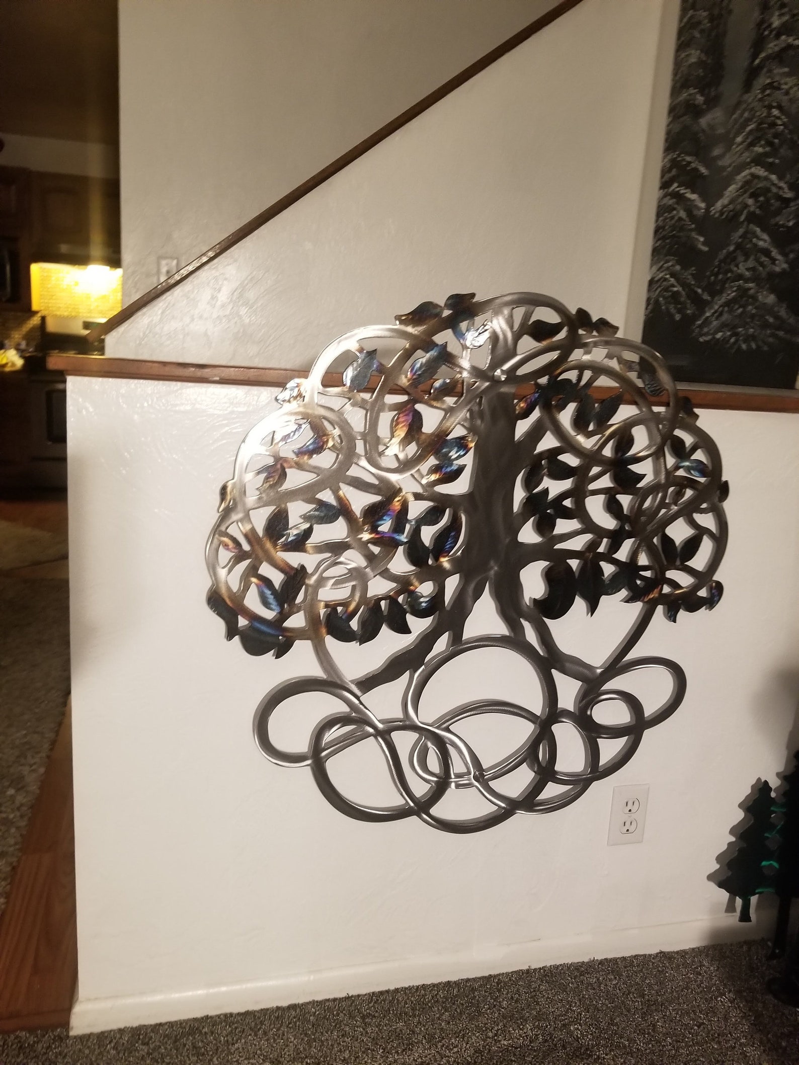 Metal Tree of Life Plasma Cut Handmade Wall Decor Metal Tree - Etsy