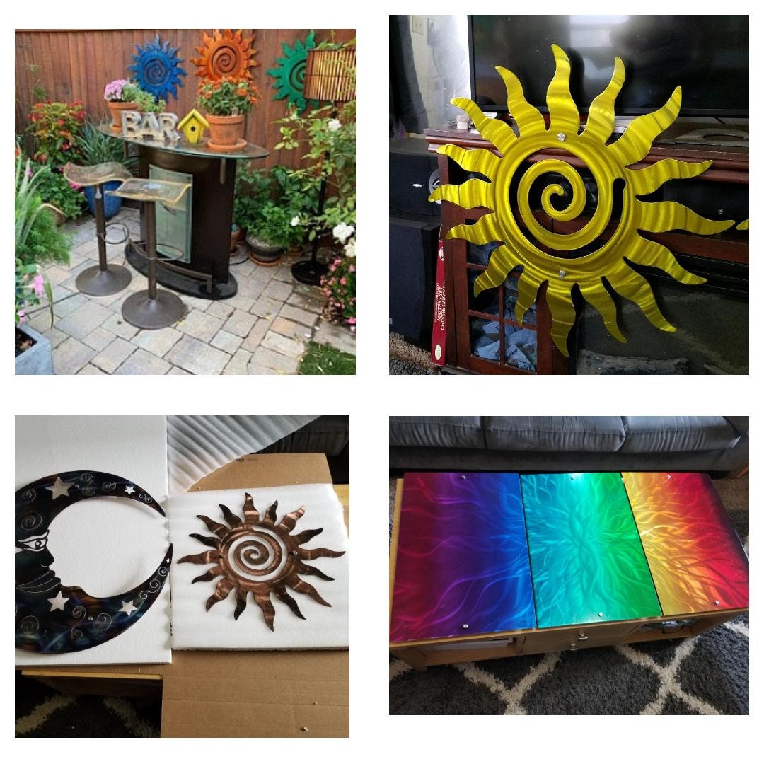 Metal Wall Art Large Outdoor Patio Decor Fall Decor Wall Art | Etsy