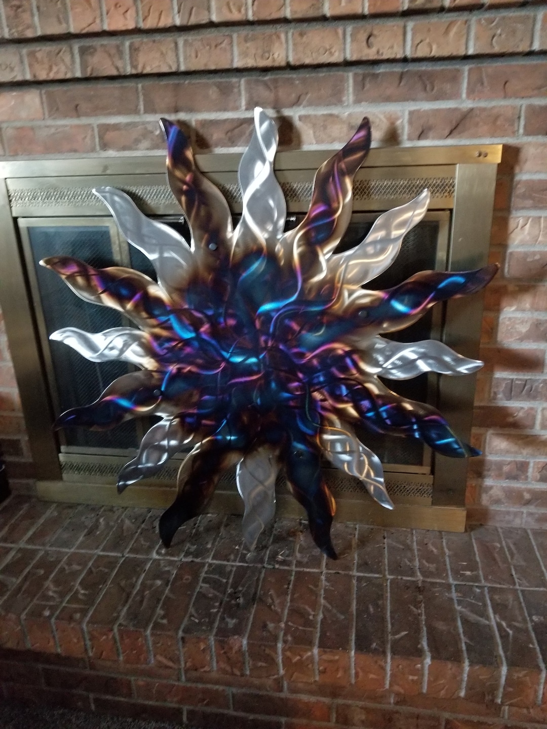 Metal Wall Art Home Decor Sun - Unique Sun - Many Sizes and Colors ...