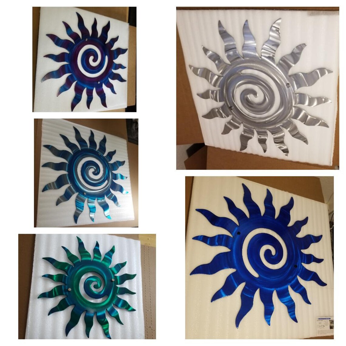 Metal Art Sun Outdoor Wall Decor Large Sun ETSY Handmade - Etsy