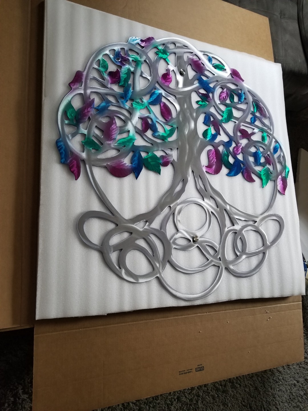 Large Tree of Life Unique Home Decor Free Shipping ETSY Handmade Metal ...