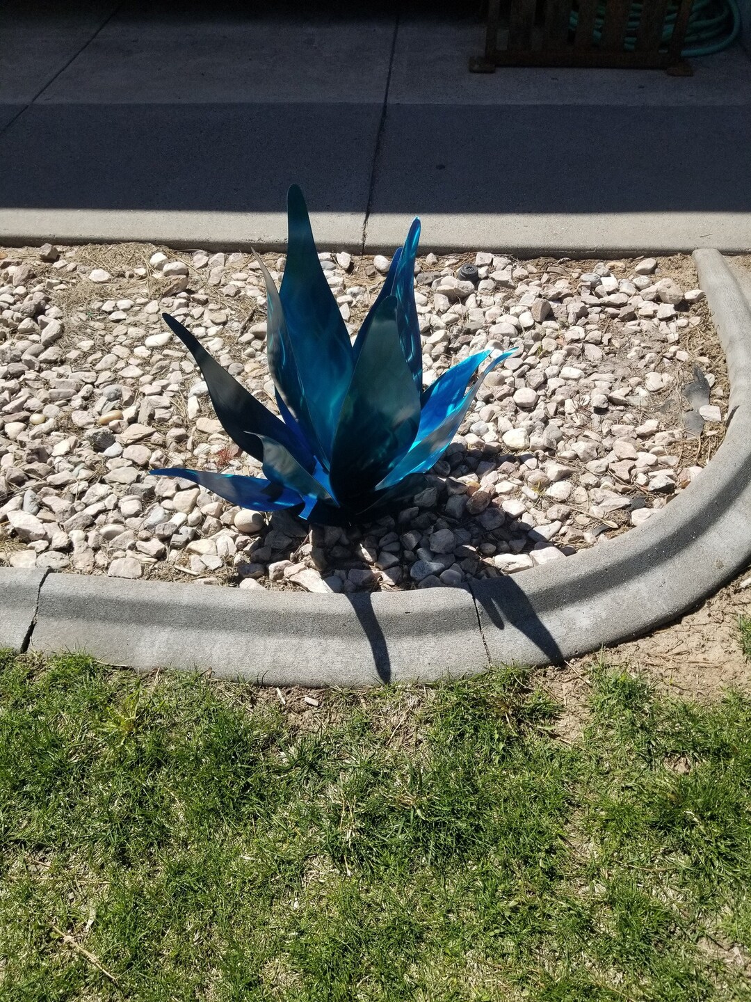 Garden Decor Vibrant Outdoor Metal Sculpture Flower Outdoot Flower ETSY ...