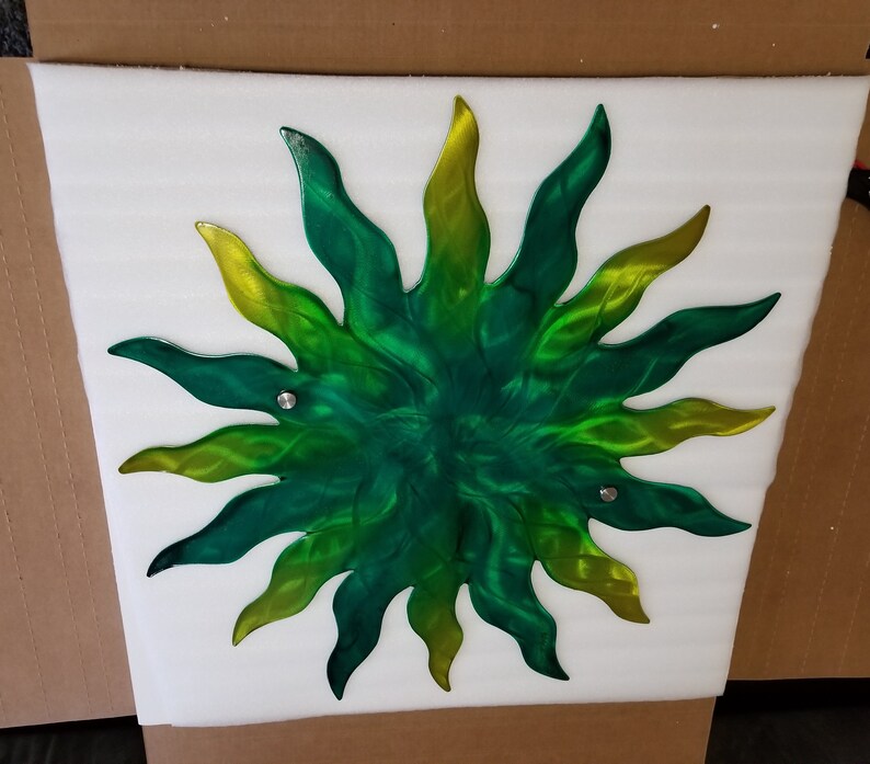 Wall decor Sun Indoor large sun outdoor Wall Decor recycled | Etsy