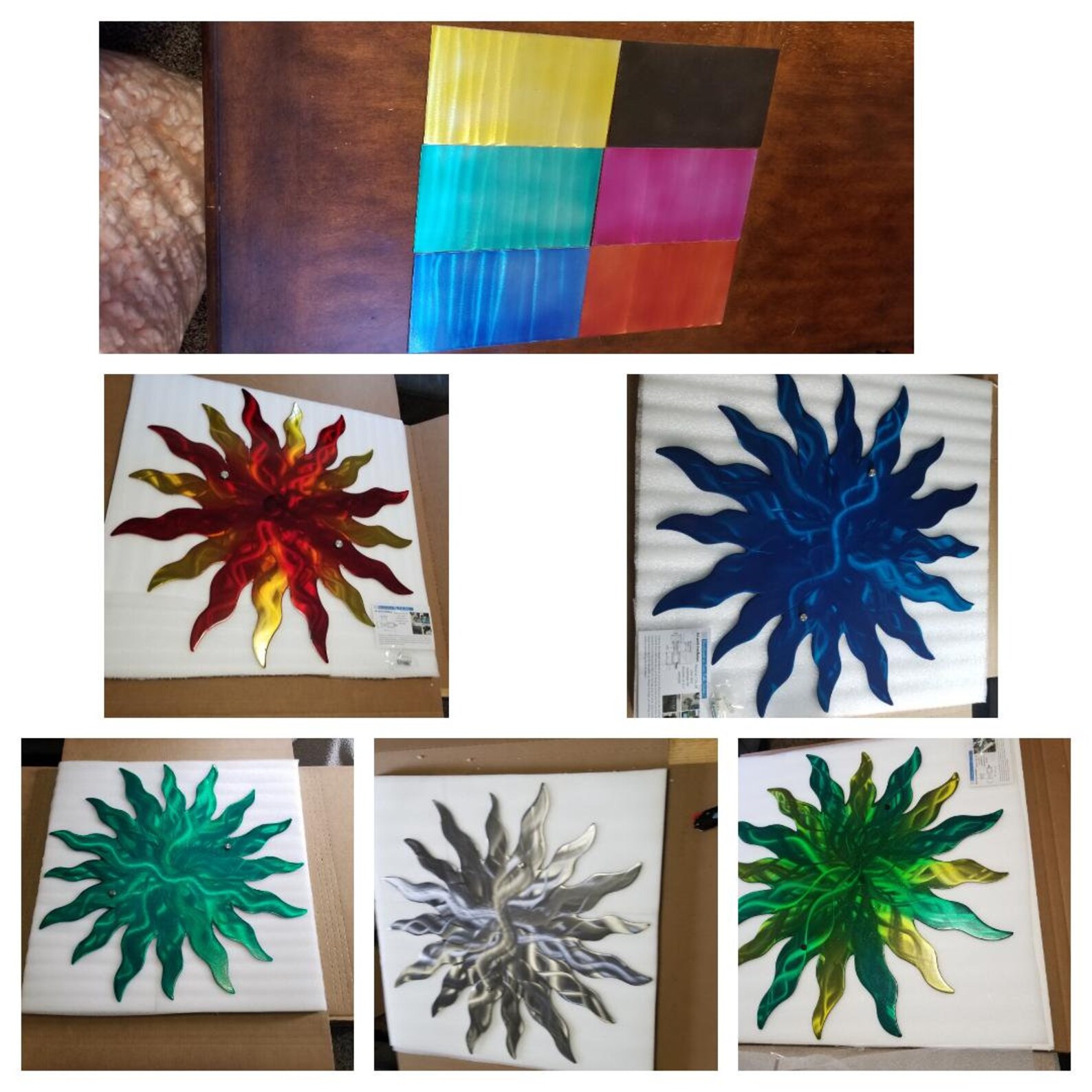 Metal Wall Art Home Decor Sun - Unique Sun - Wacky Sun Metal Wall Decor ...