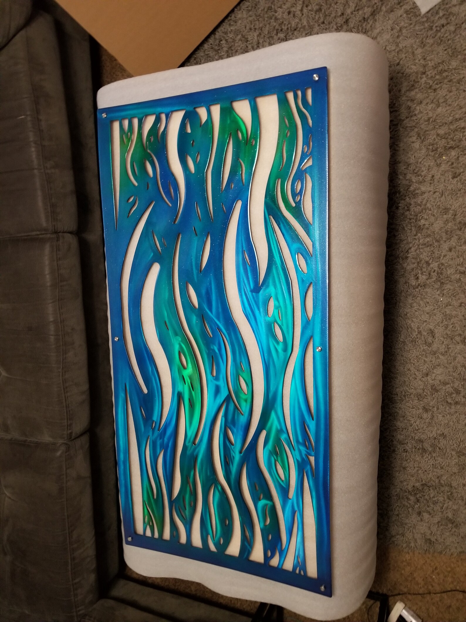 Beach Decor Metal Art Privacy Screen / Decorative Panel / - Etsy