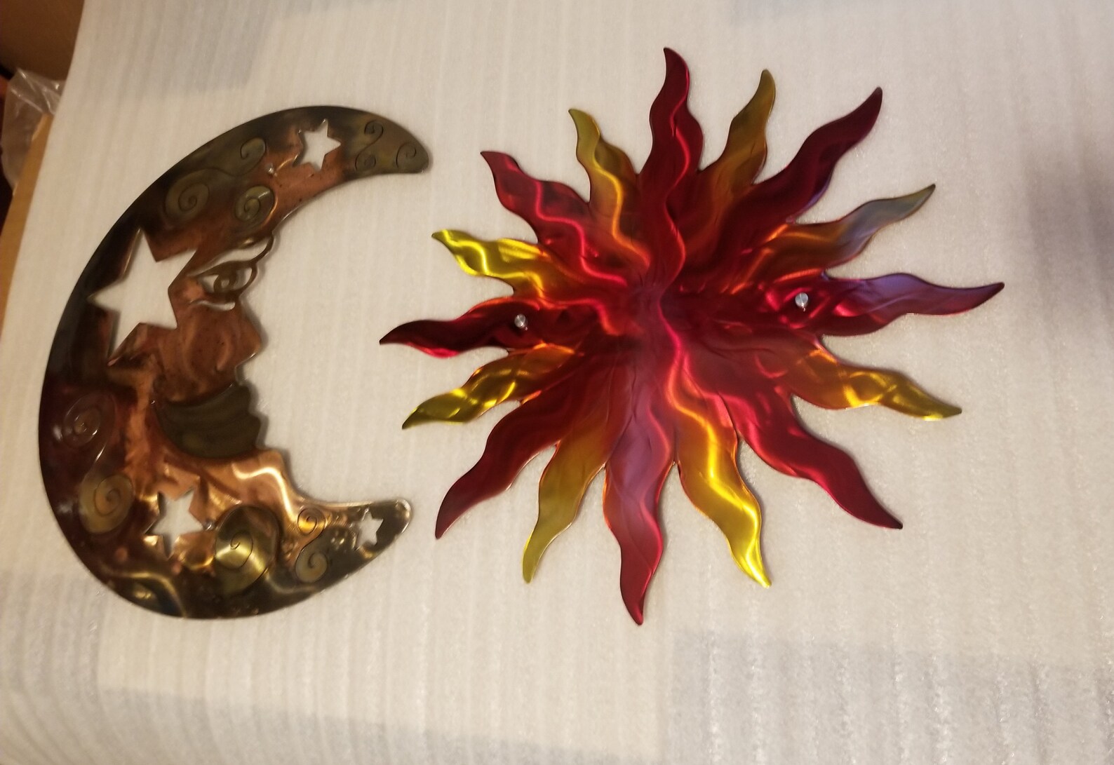 Metal Wall Art Home Decor Sun - Unique Sun - Wacky Sun Metal Wall Decor ...