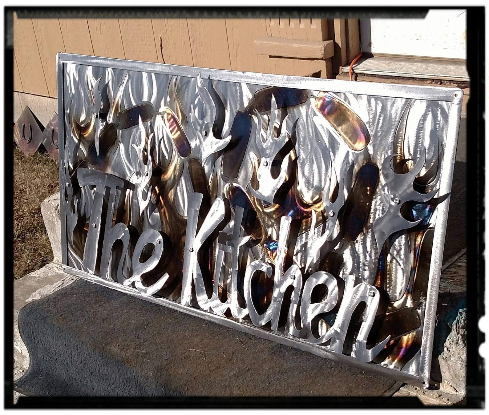 Metal Signs Custom Logo Steel Plasma Cut Design Handmade - Etsy