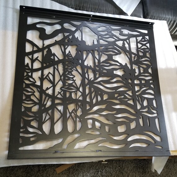 Modern Staircase Insert Custom Decorative Railing Panel | Etsy