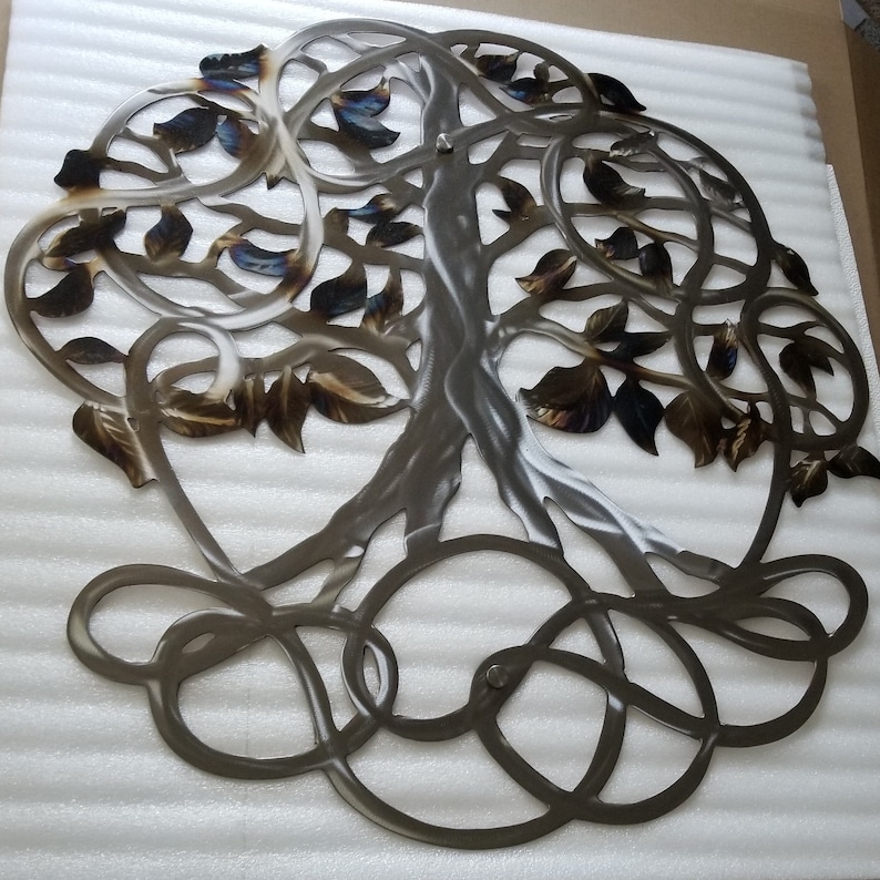 Metal Tree of Life Sign Family Roots Sign Indoor Outdoor - Etsy