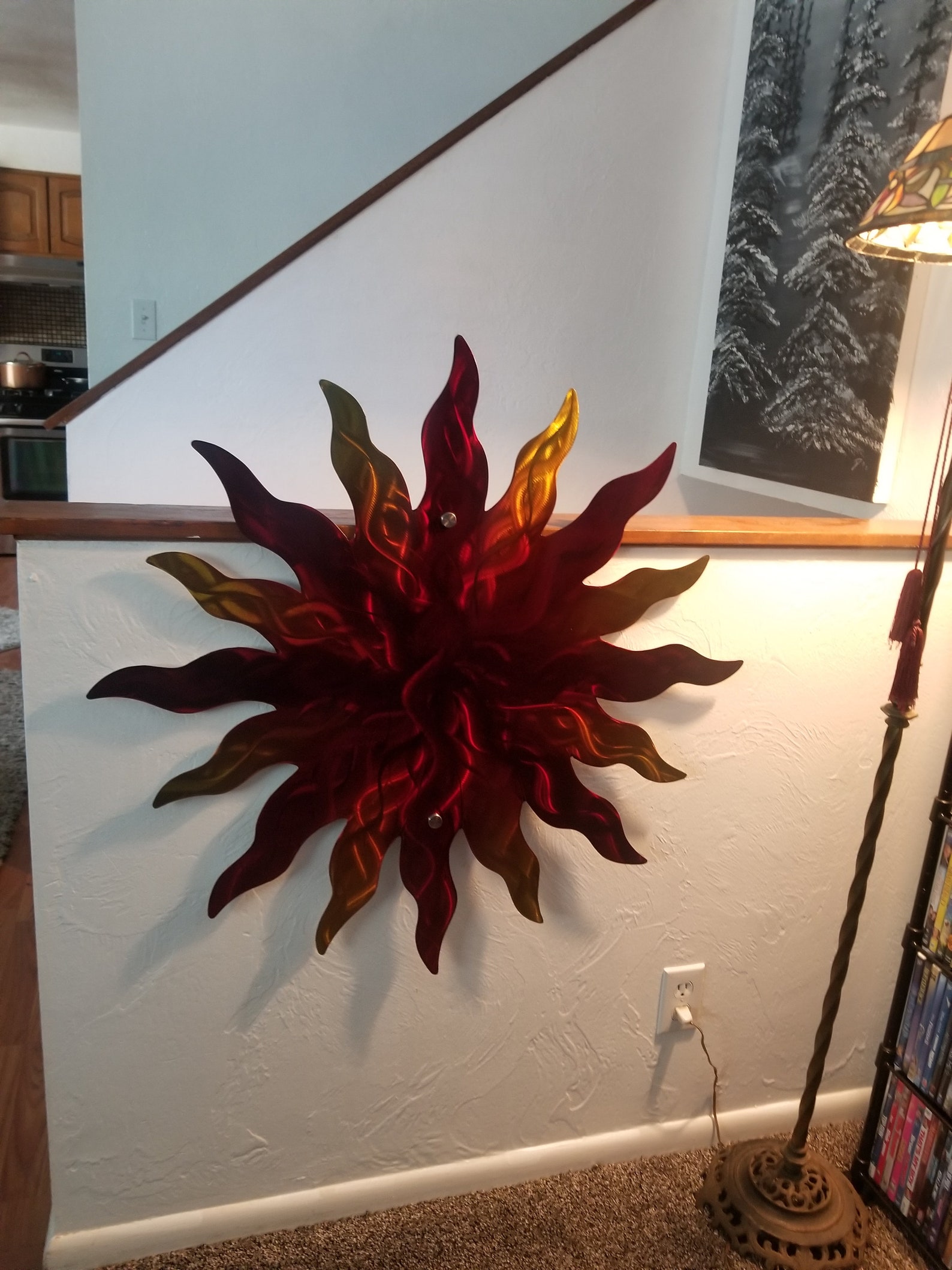 Patio Decor Sun Metal Wall Art ETSY Handmade Copper Sun Metal - Etsy