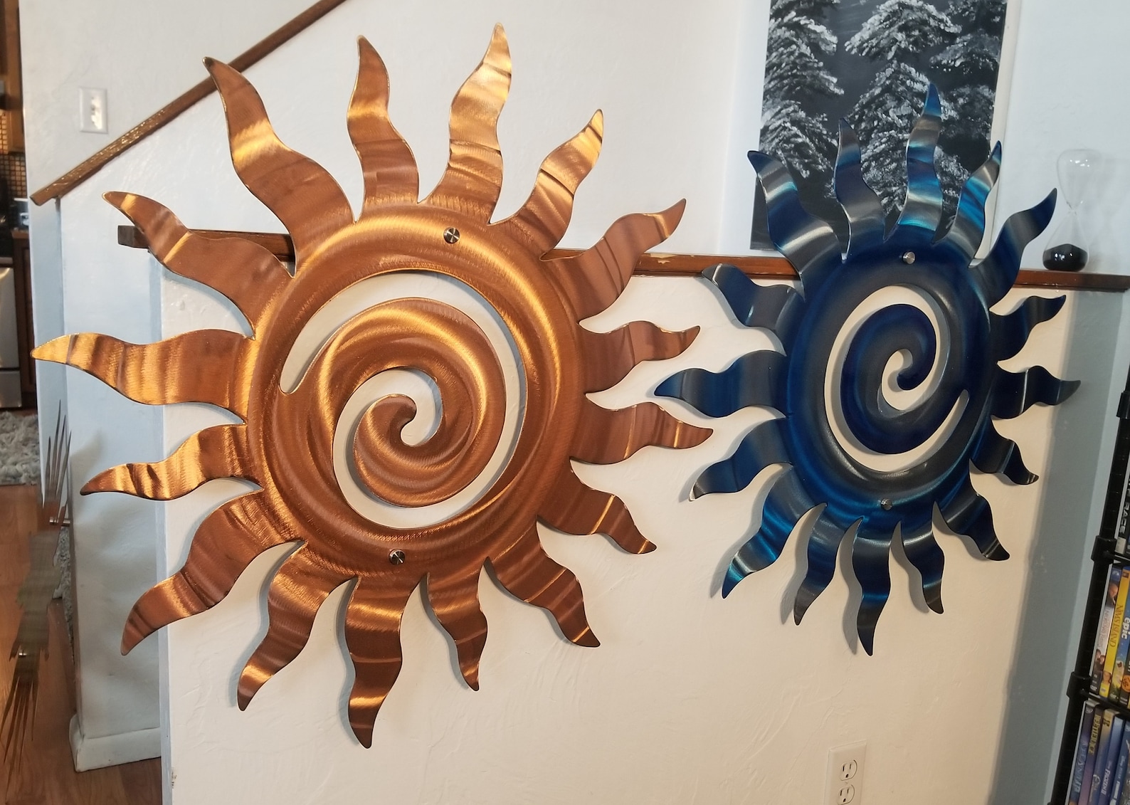 Metal Wall Art Sun ETSY Handmade Wall Decor Copper Metal Sun - Etsy