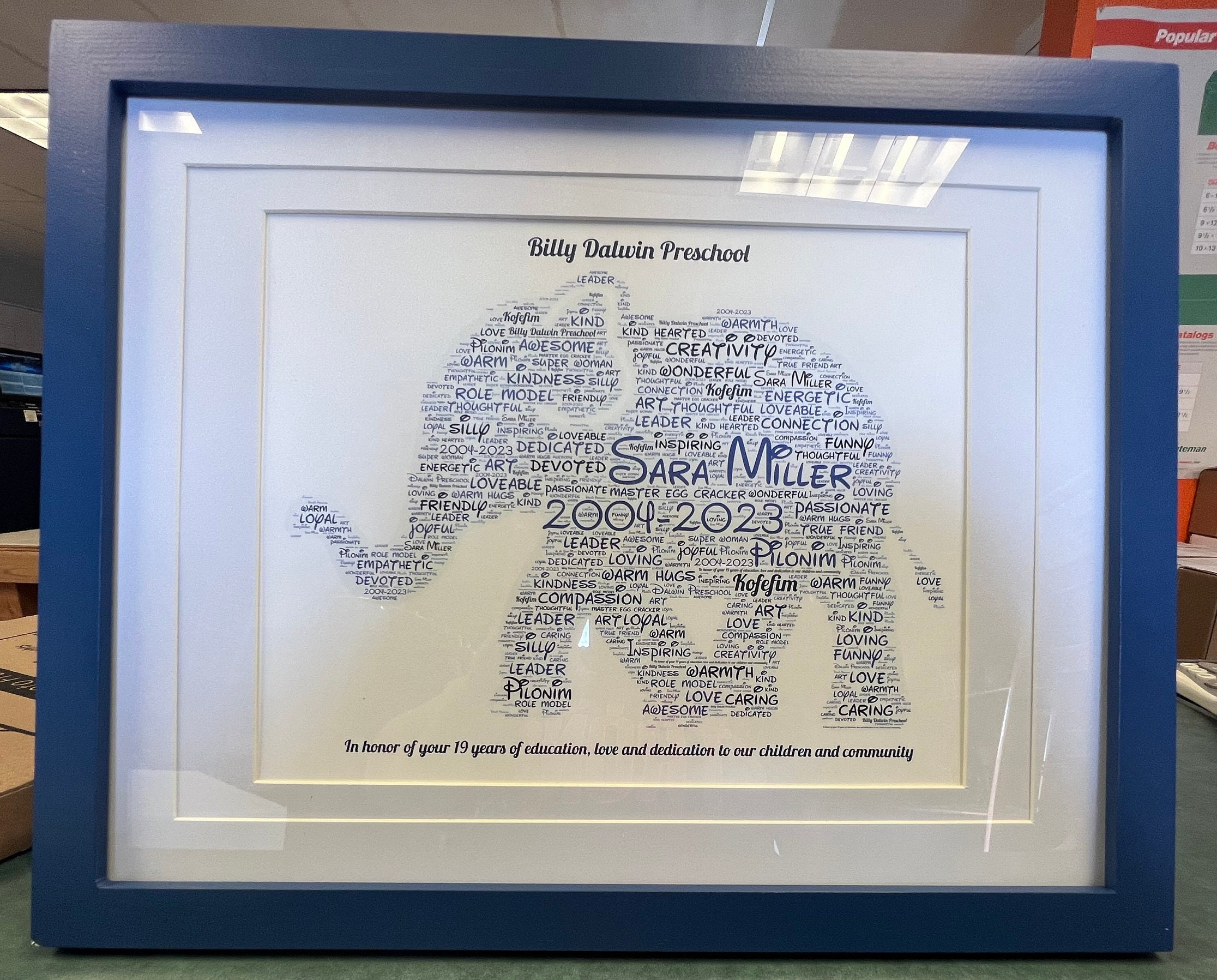Personalised Word Cloud, Tailored Text Word Cloud Art - Personalized ...