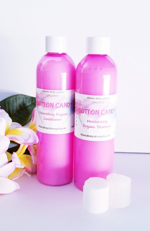 Cotton Candy set shampoo and conditioner organic shampoo | Etsy